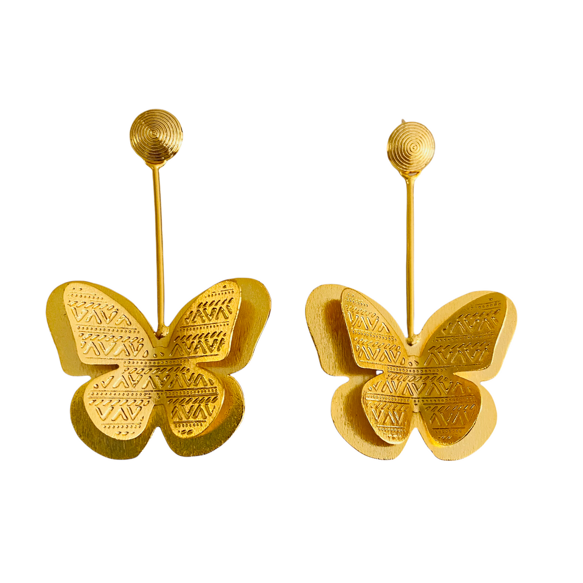 Aretes de Moda | Bambú Rosa| Baño Oro 24K| Envios a Colombia – Bambú ...